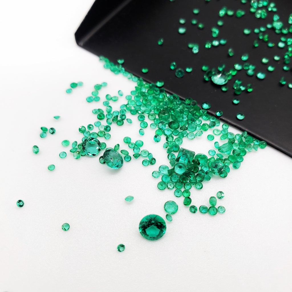 Emerald Round Melee Diamond Cut (MULTIPLE SIZES) | Gemorex ...